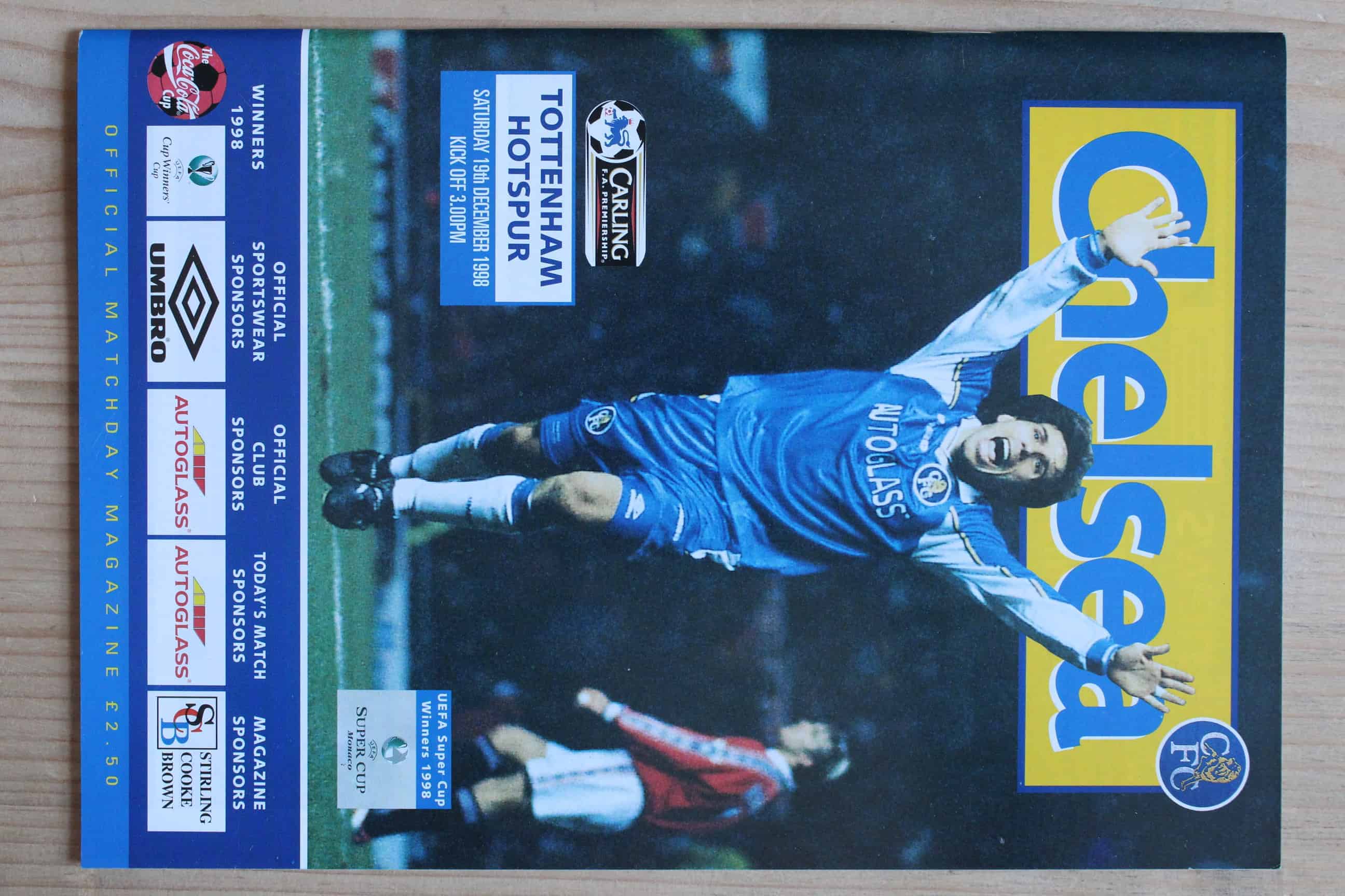 Chelsea FC v Tottenham Hotspur FC, December 19 1998