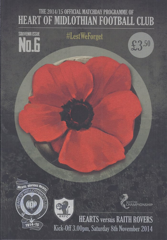 Heart Of Midlothian (Hearts) Football Programmes for Sale | Match Day ...