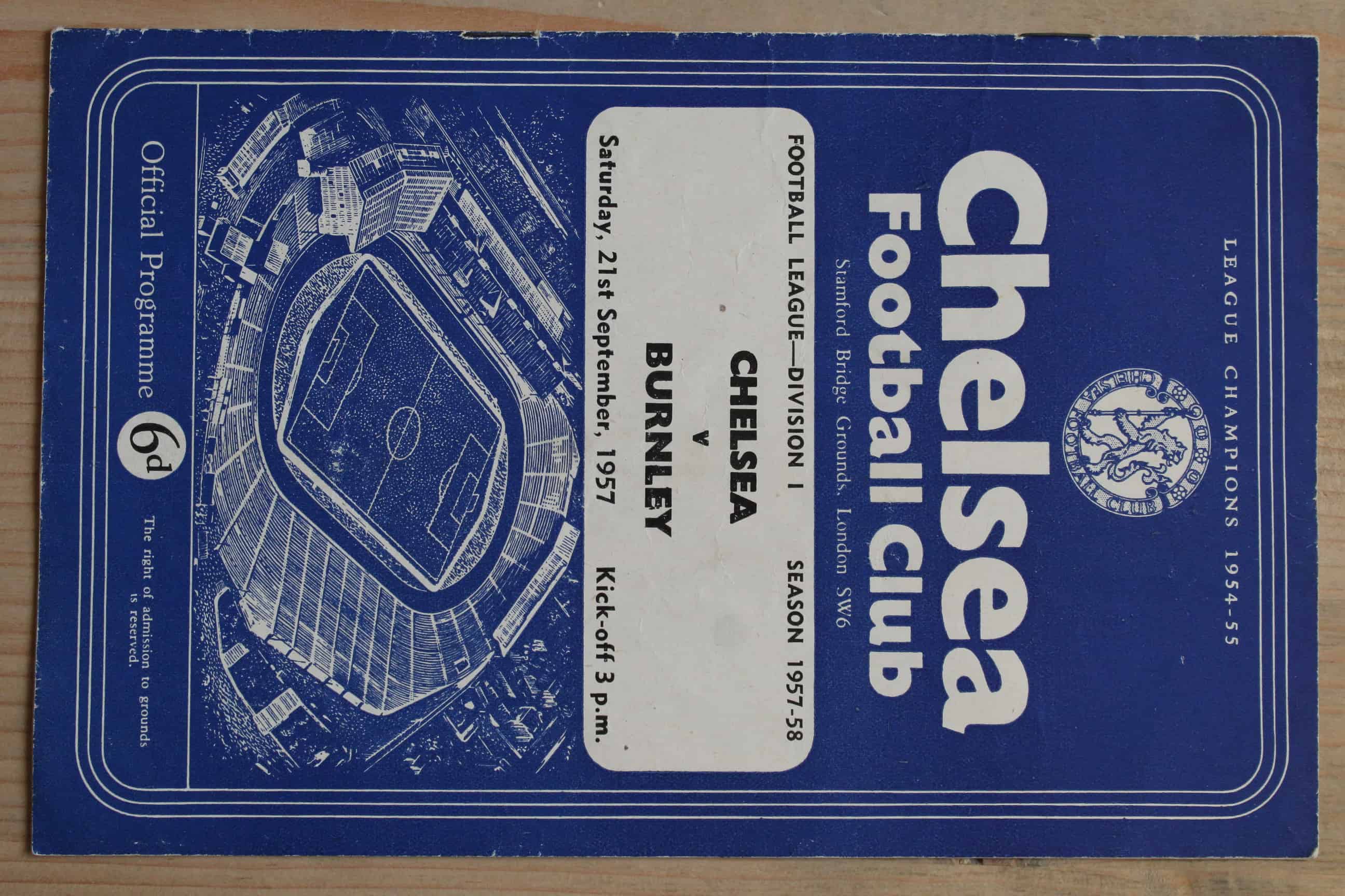Burnley Football Programmes for Sale | Match Day Programmes