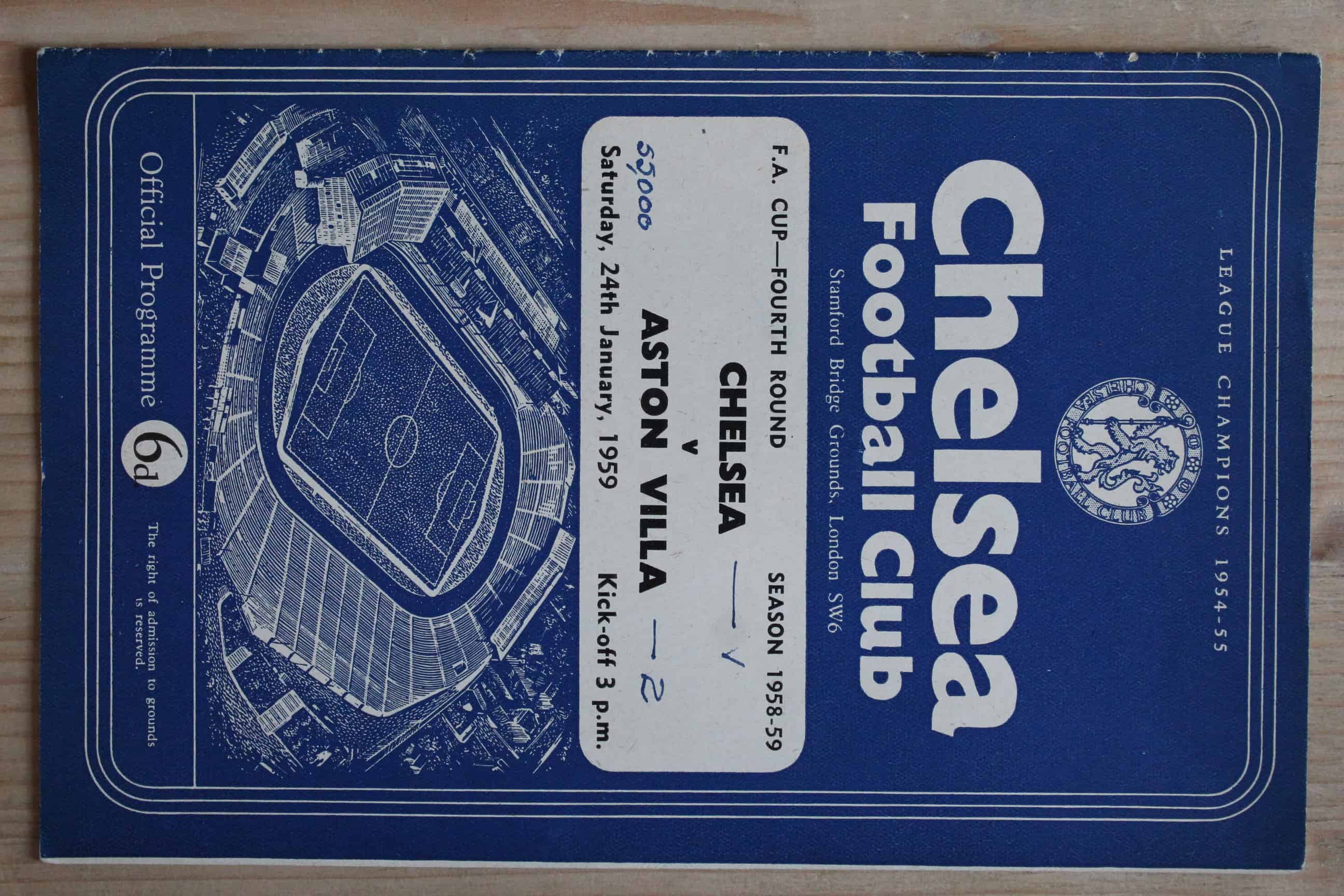 Aston Villa Football Programmes for Sale | Match Day Programmes
