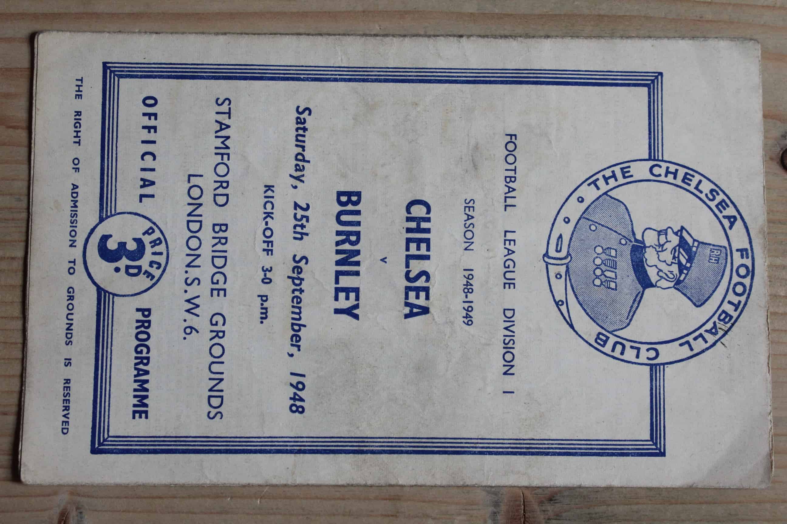 Burnley Football Programmes for Sale | Match Day Programmes