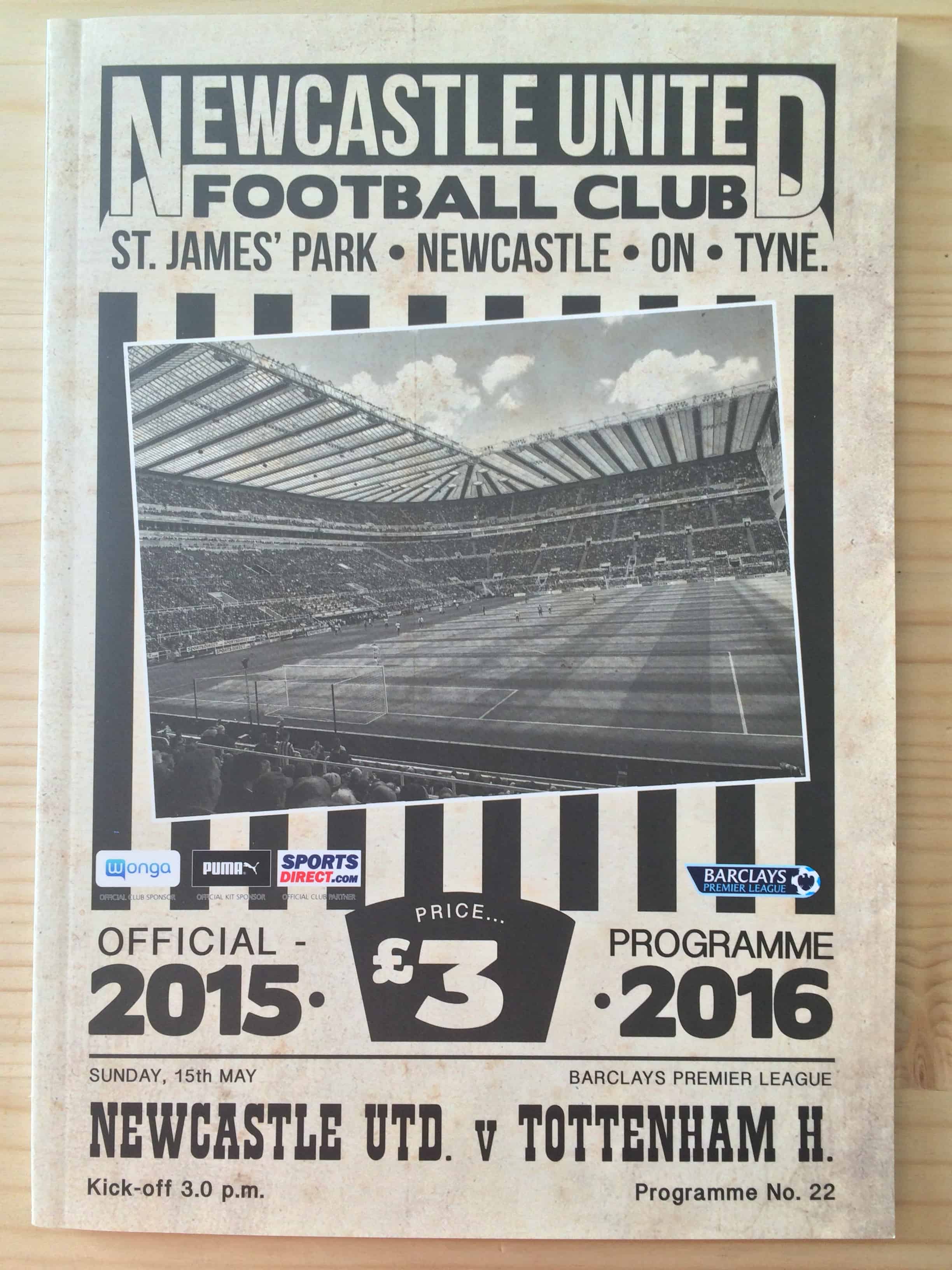 Newcastle United Football Programmes for Sale | Match Day Programmes