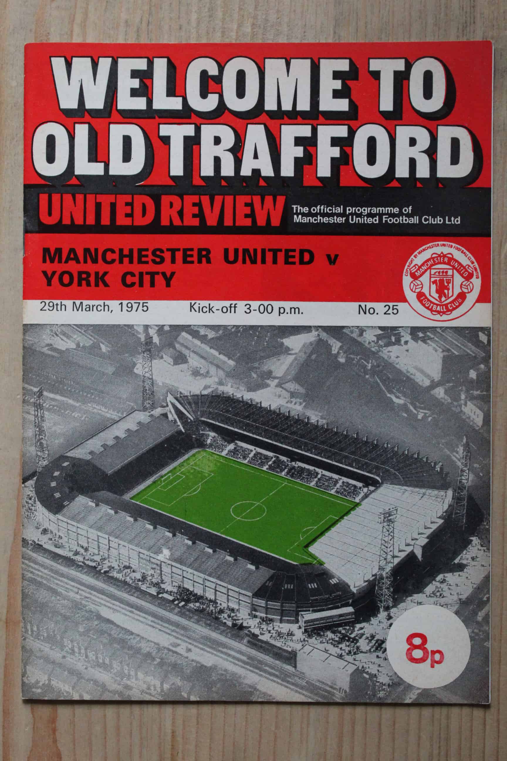 Manchester United (Man Utd) Football Programmes for Sale | Match Day ...
