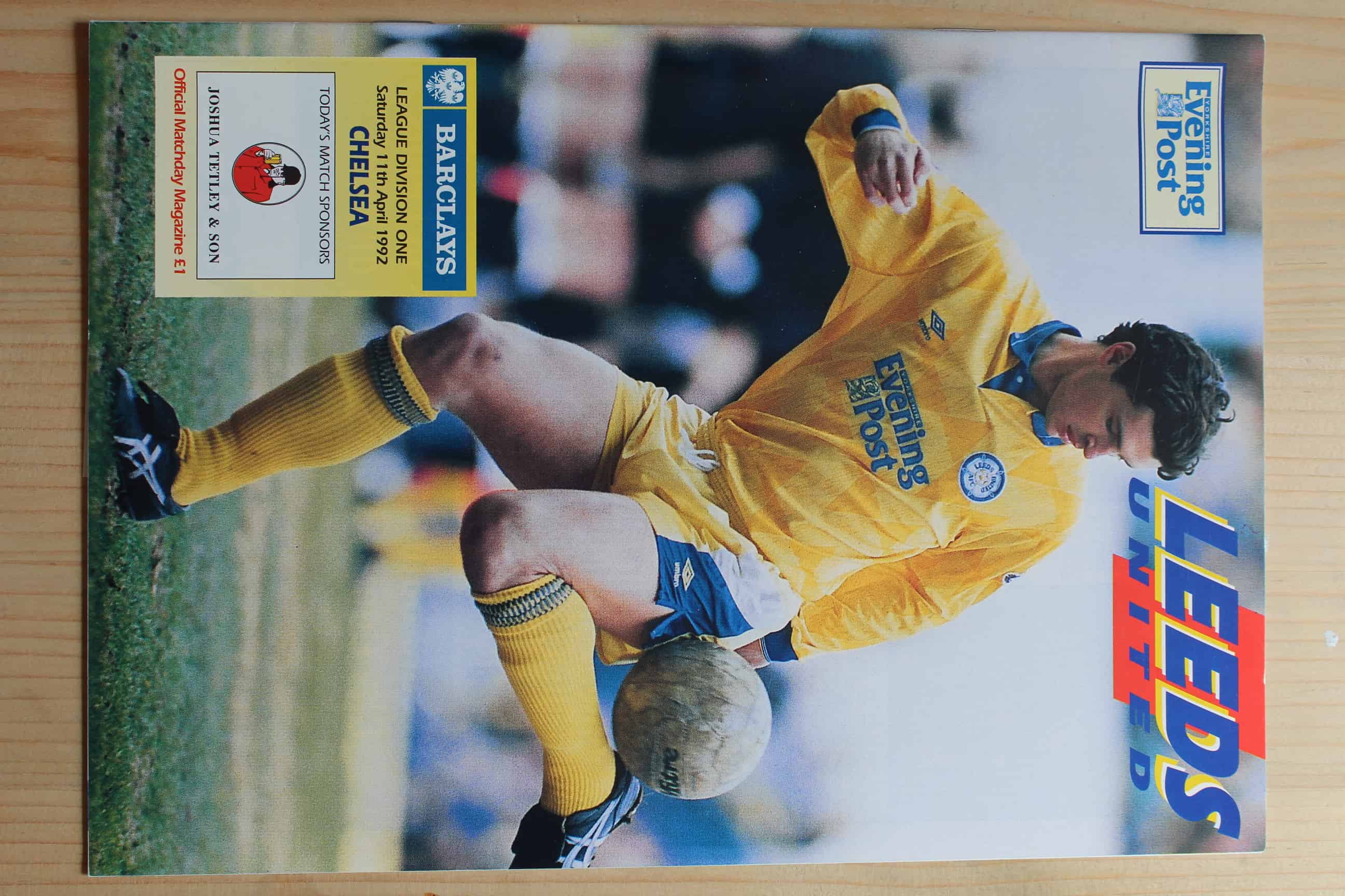 Leeds United FC v Chelsea FC, April 11 1992