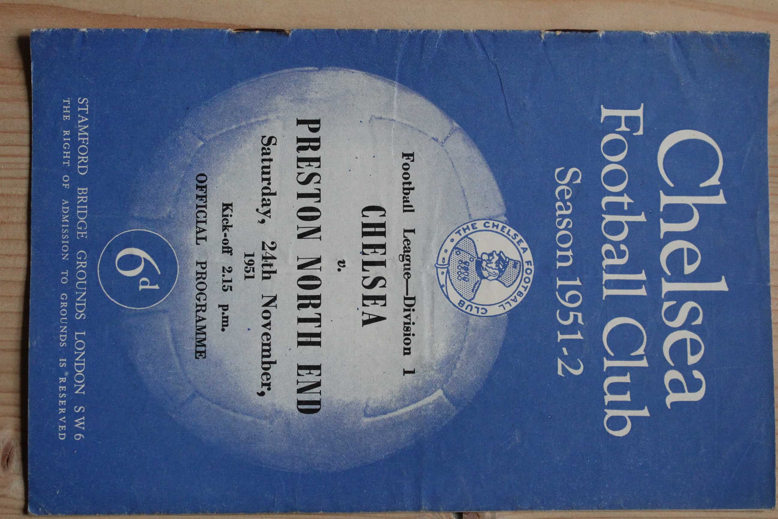 Chelsea Football Programmes for Sale | Match Day Programmes