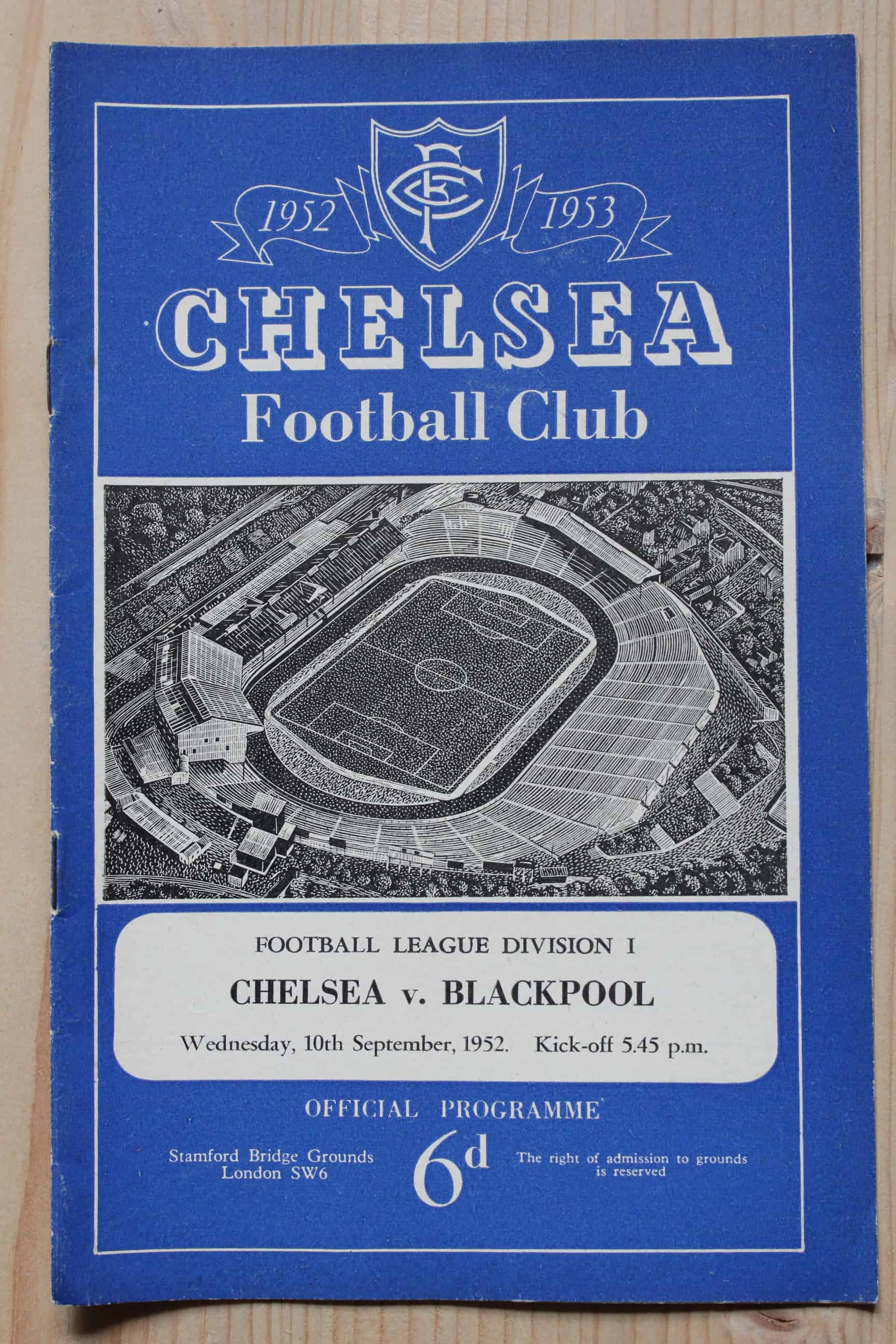 Chelsea Football Programmes for Sale | Match Day Programmes
