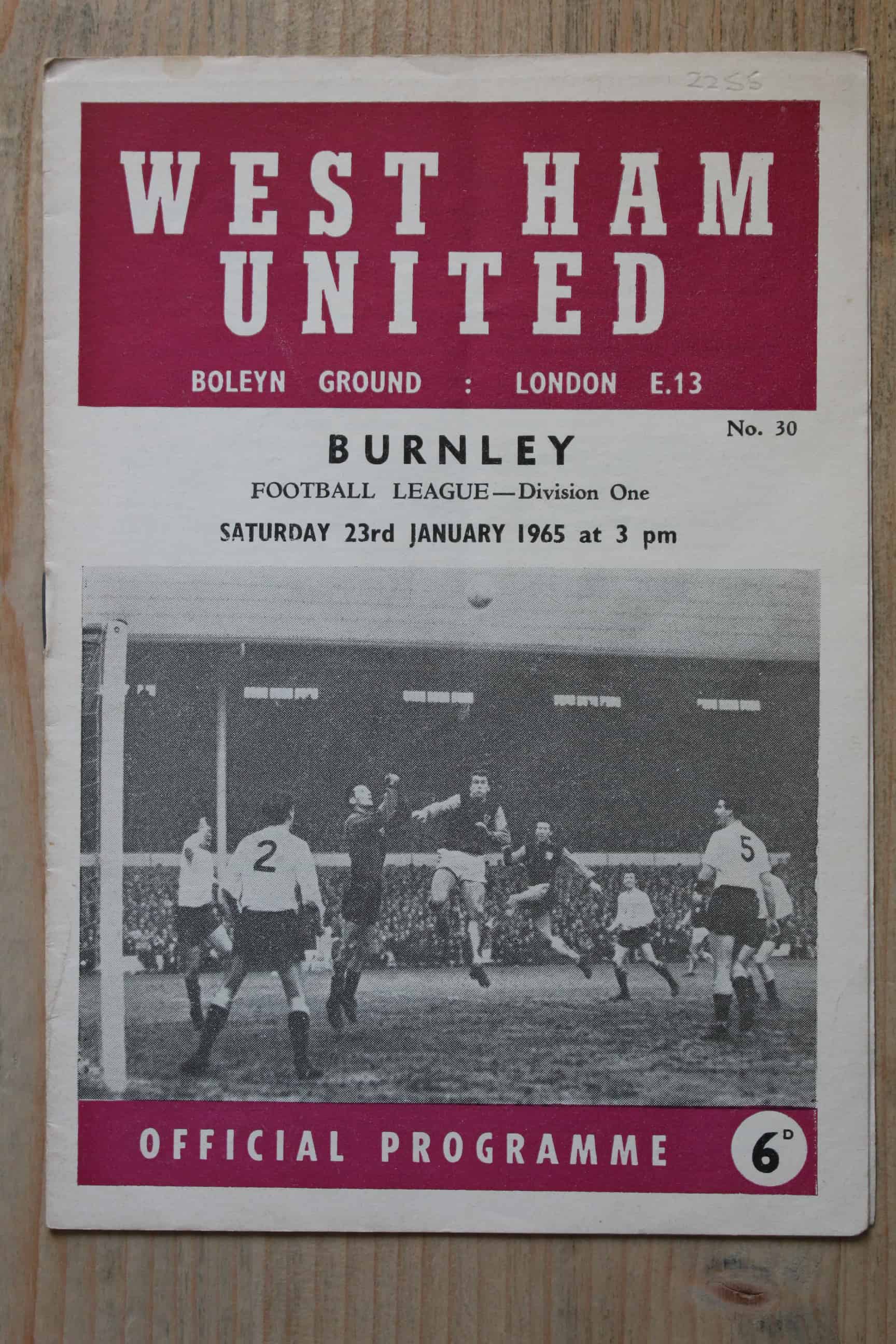 Burnley Football Programmes for Sale | Match Day Programmes
