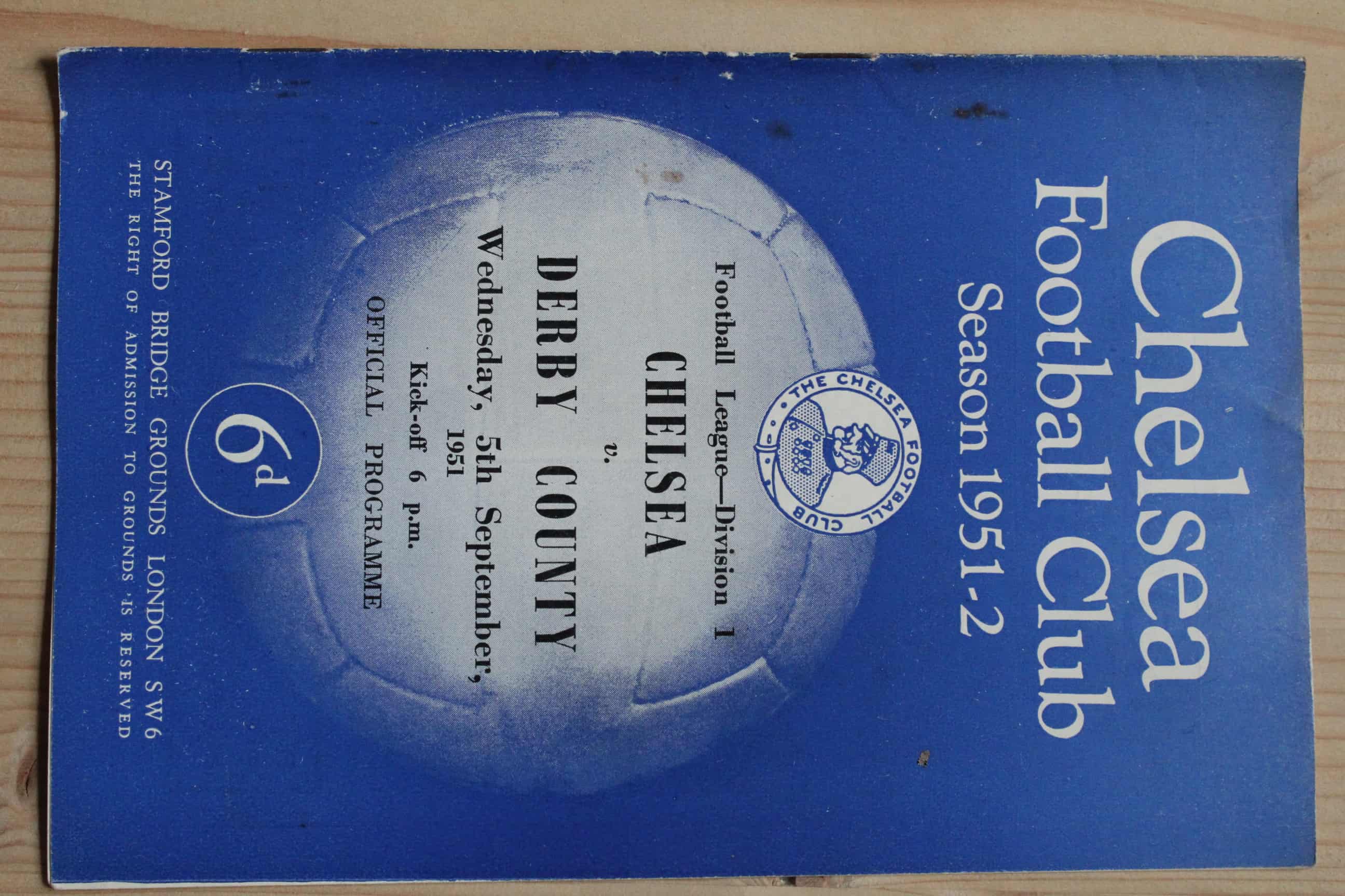 Chelsea Football Programmes for Sale | Match Day Programmes