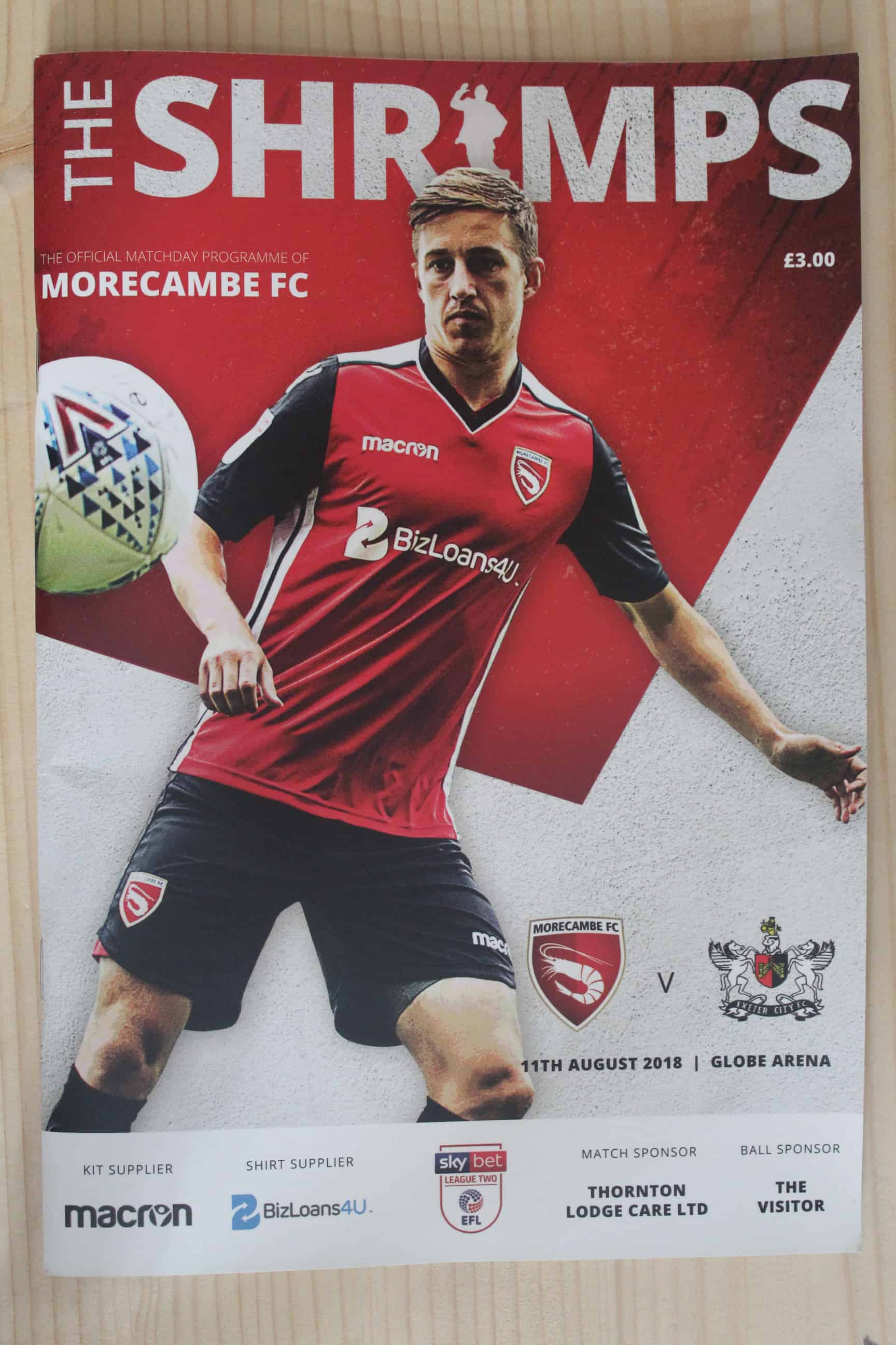 Morecambe Football Programmes for Sale | Match Day Programmes
