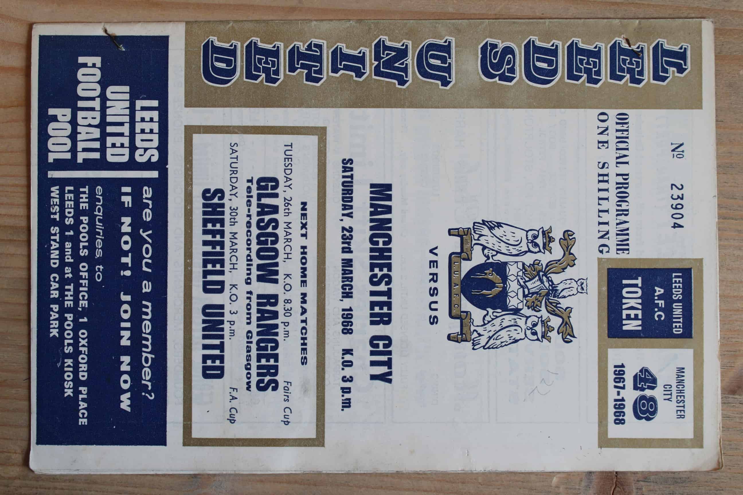 Leeds United Football Programmes For Sale Match Day Programmes