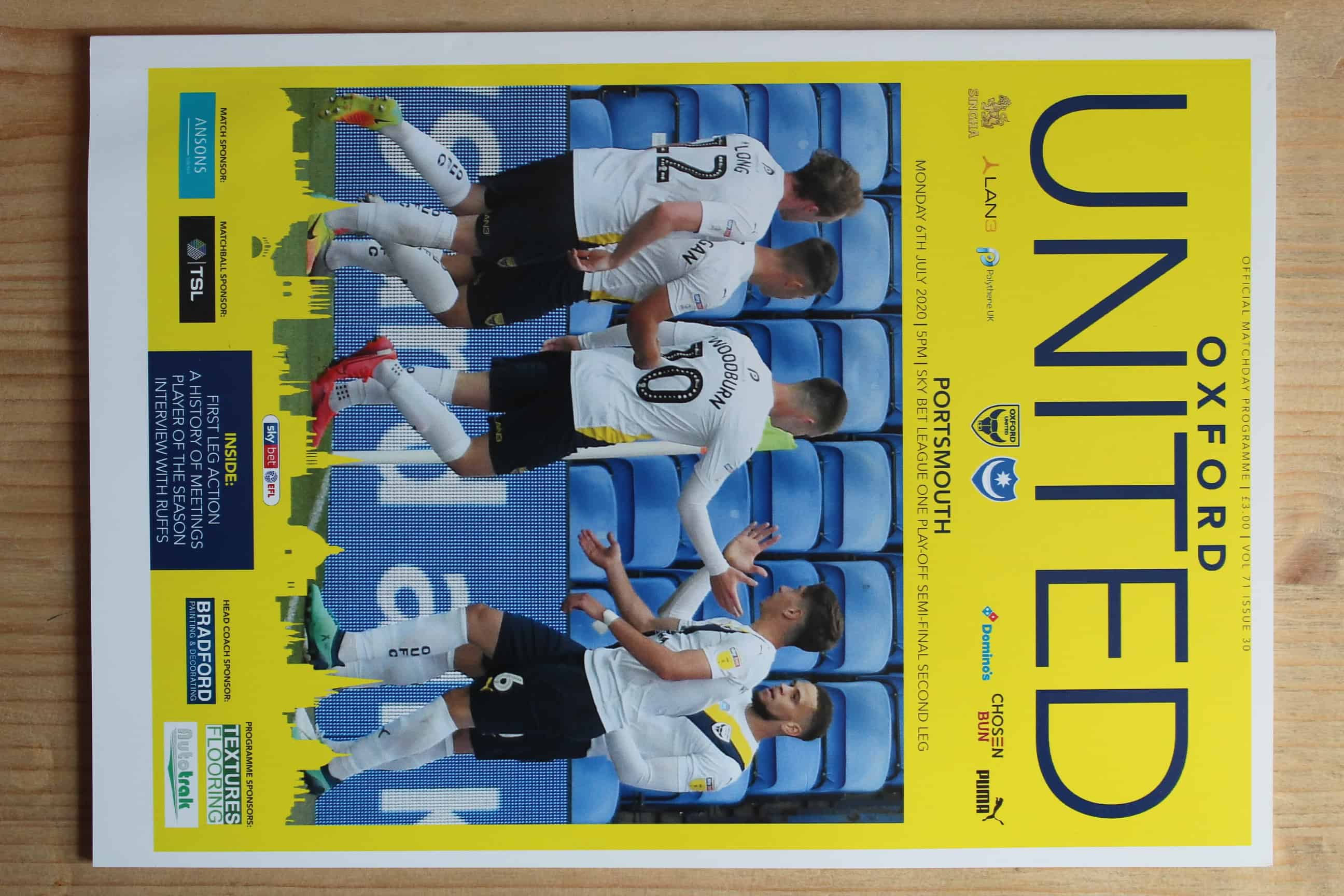 Oxford United Football Programmes for Sale | Match Day Programmes