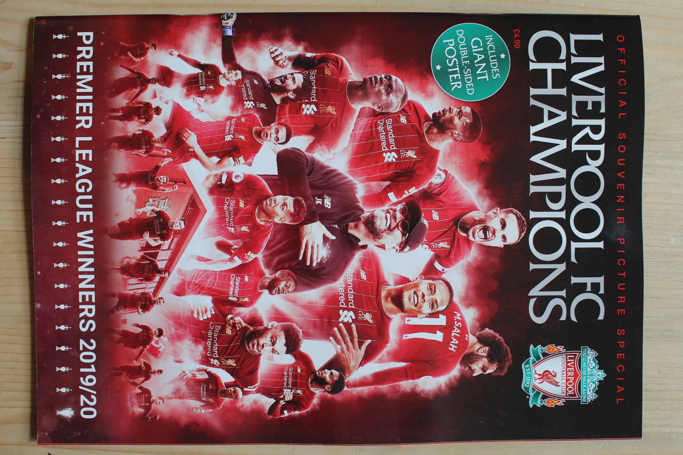Liverpool Champions Official Souvenir Picture Special v Liverpool ...
