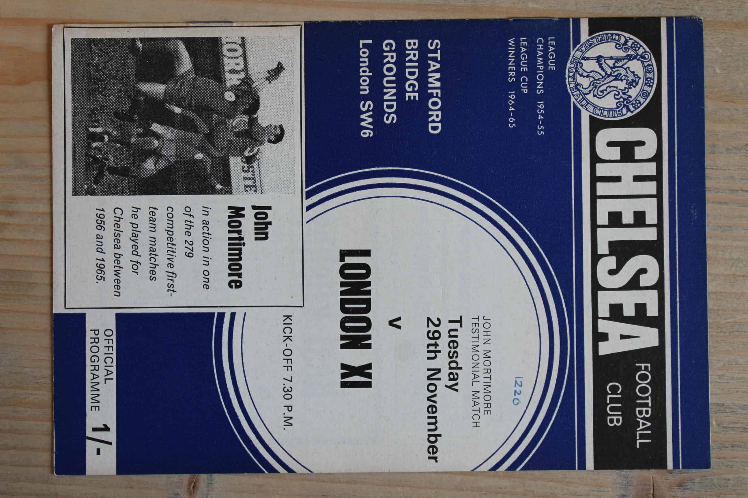 FA Testimonial Match Football Programmes | Collectors Football ...