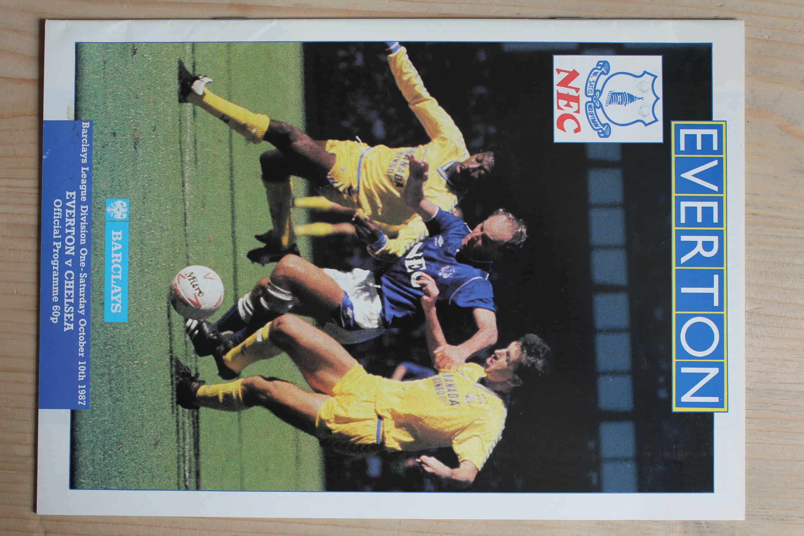 Everton Football Programmes for Sale | Match Day Programmes