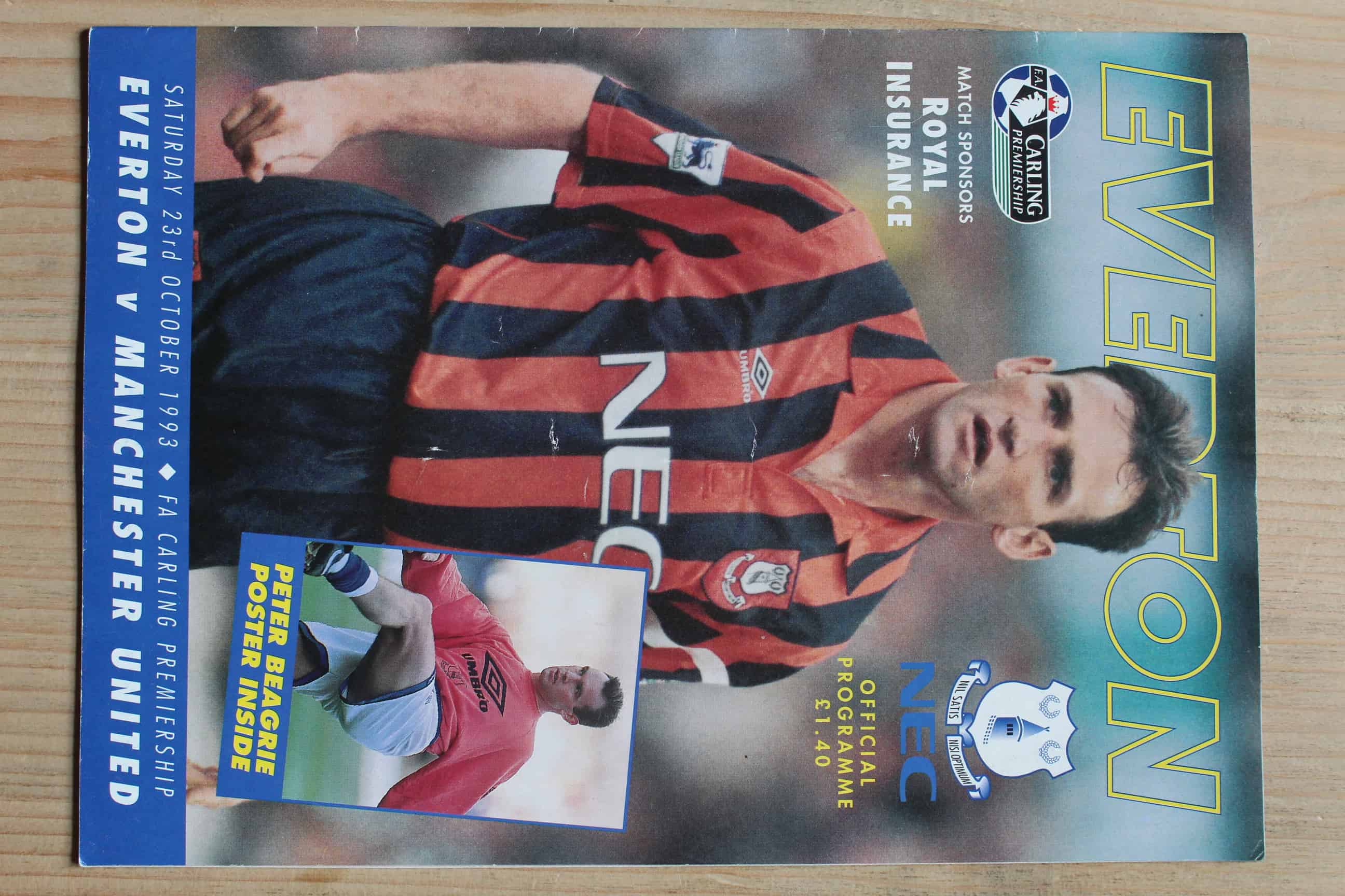 Everton Football Programmes for Sale | Match Day Programmes