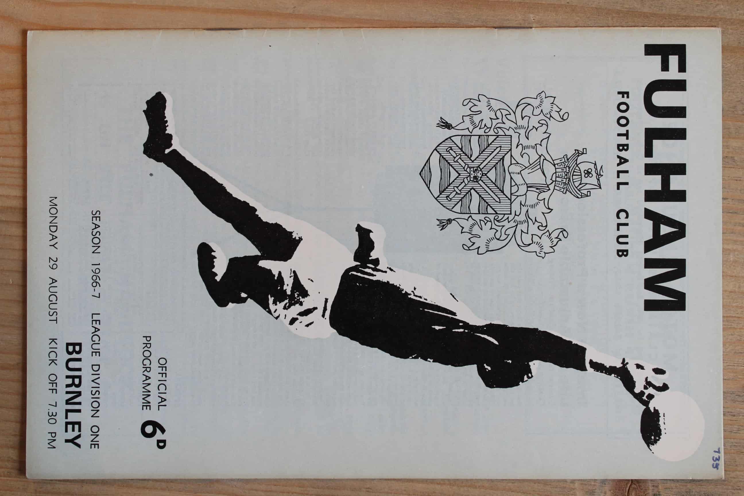Burnley Football Programmes for Sale | Match Day Programmes