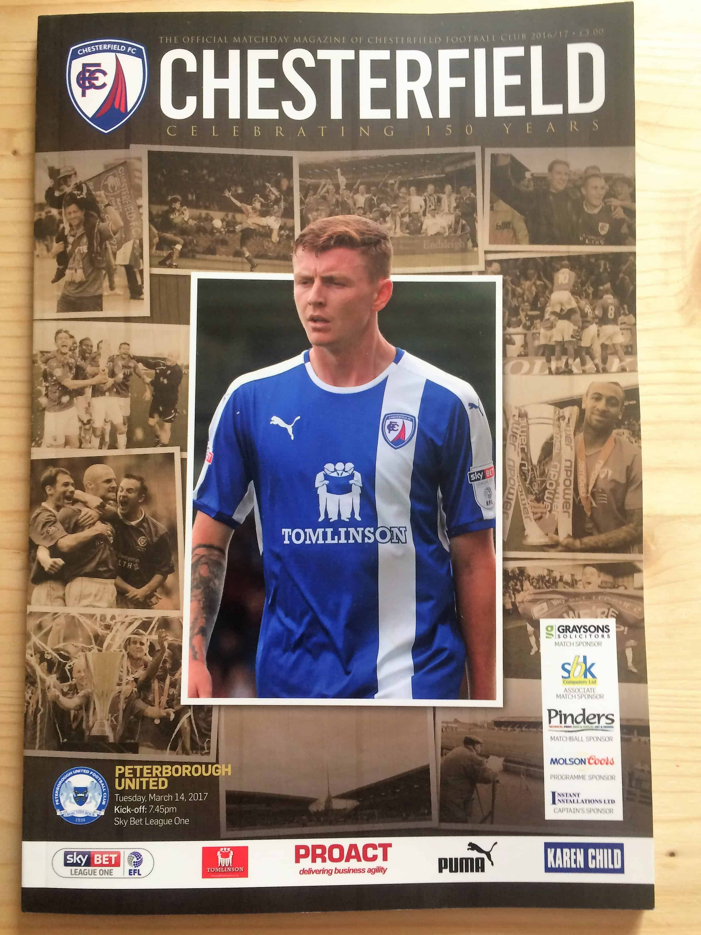 Chesterfield FC v Peterborough United FC, March 14 2017