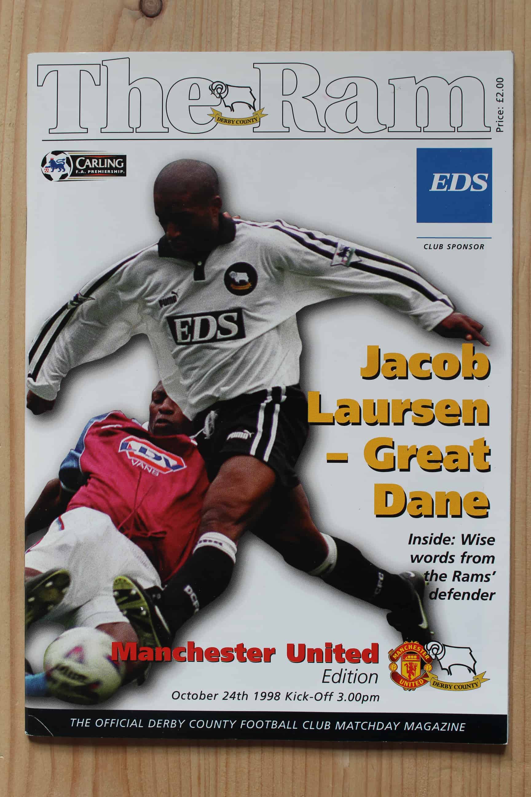 Derby County Football Programmes for Sale | Match Day Programmes