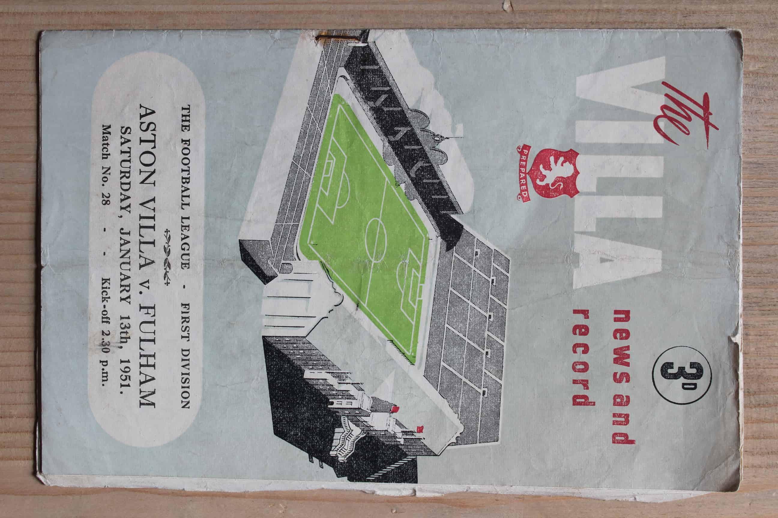 Aston Villa Football Programmes for Sale | Match Day Programmes