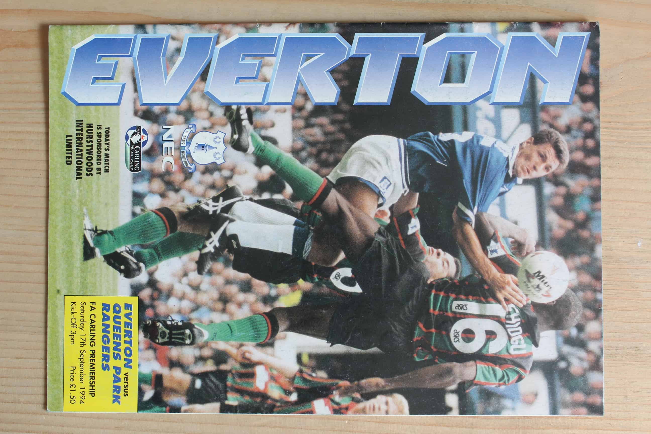 Everton Football Programmes for Sale | Match Day Programmes